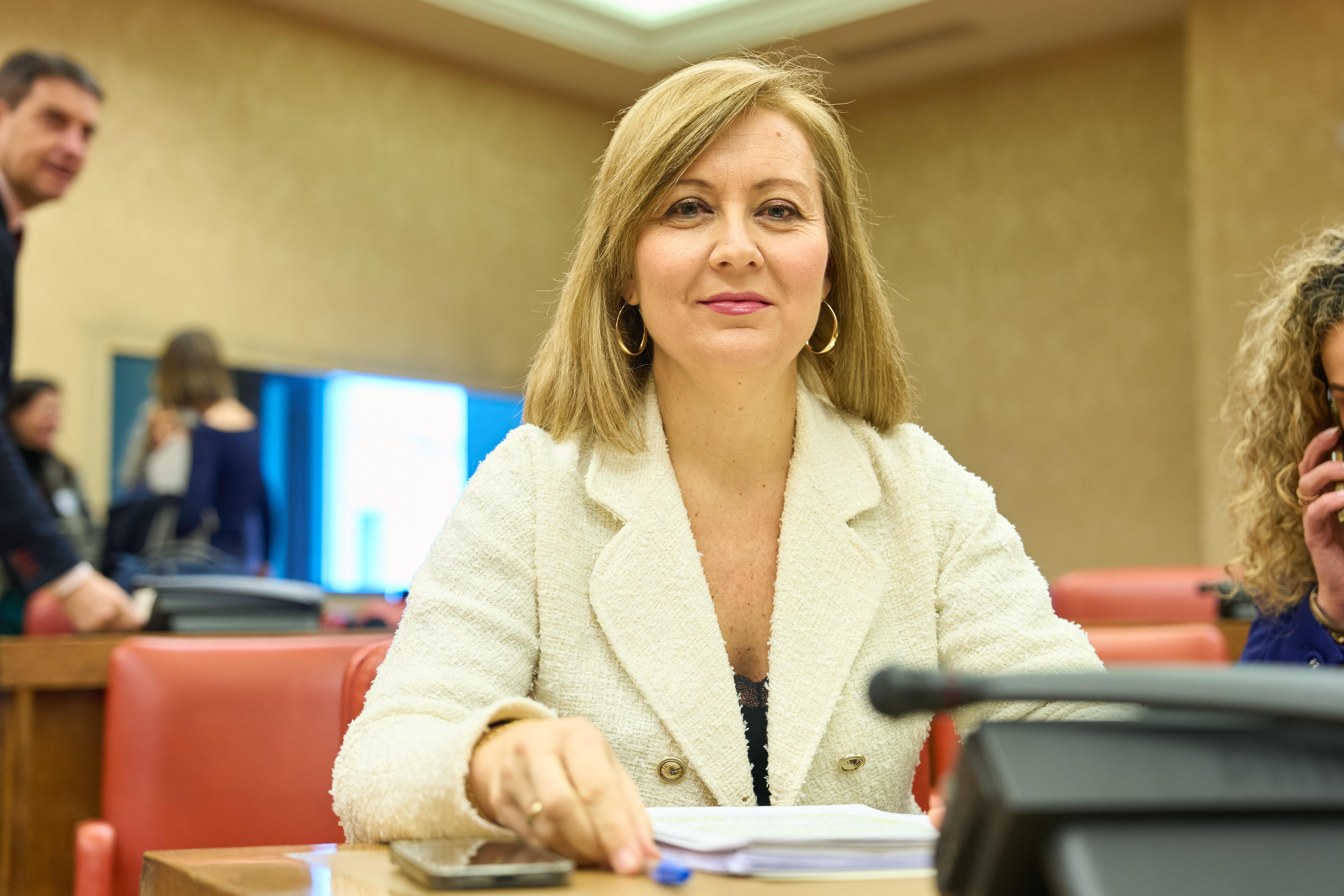 La portavoz de Trabajo del Grupo Popular en el Congreso, Isabel Prieto ...